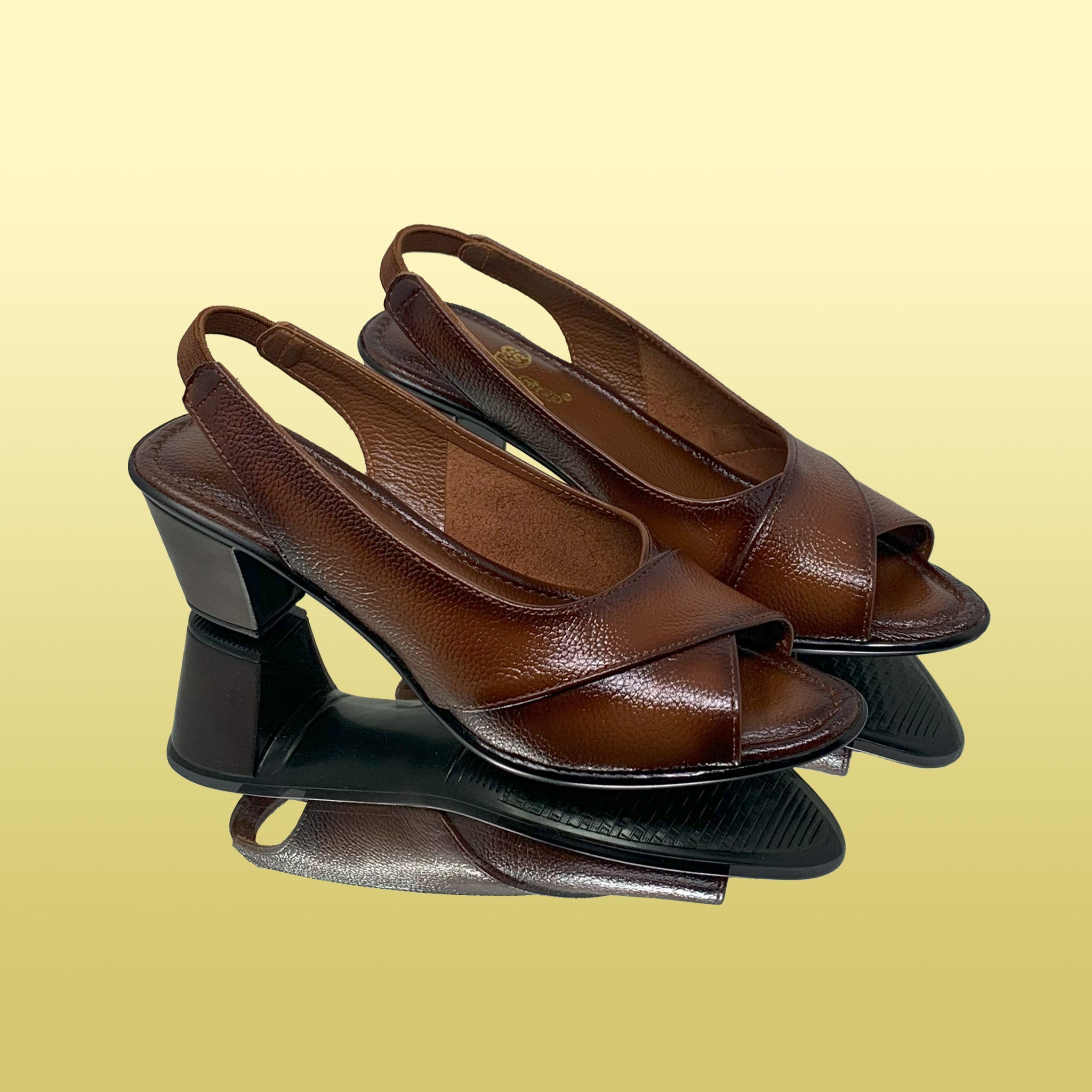 Rust Slingback Heels - GlobalStep – GlobalStep